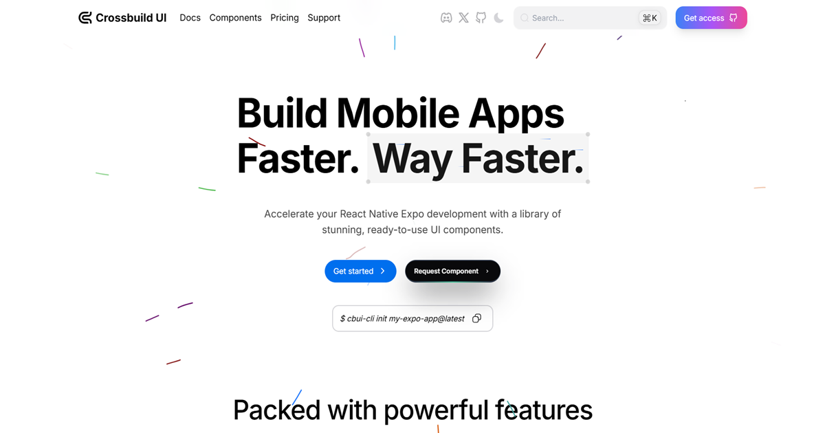 Biometric Unlock - Crossbuild UI - Build Mobile Apps Faster. Way Faster.